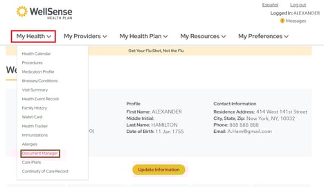 Accessing Tax Forms | WellSense Health Plan